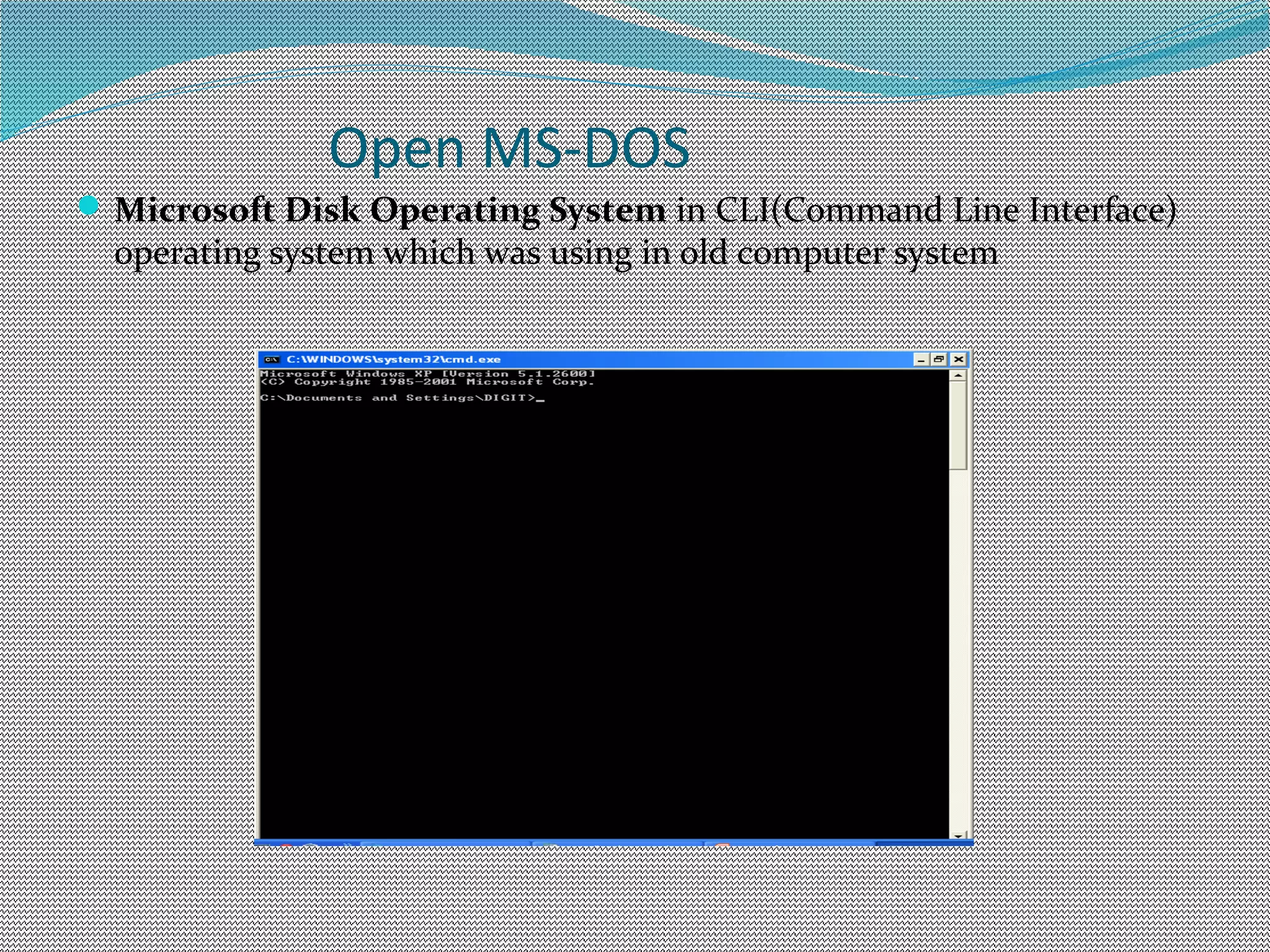 Msdos | PPT