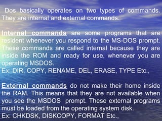Ms dos | PPT