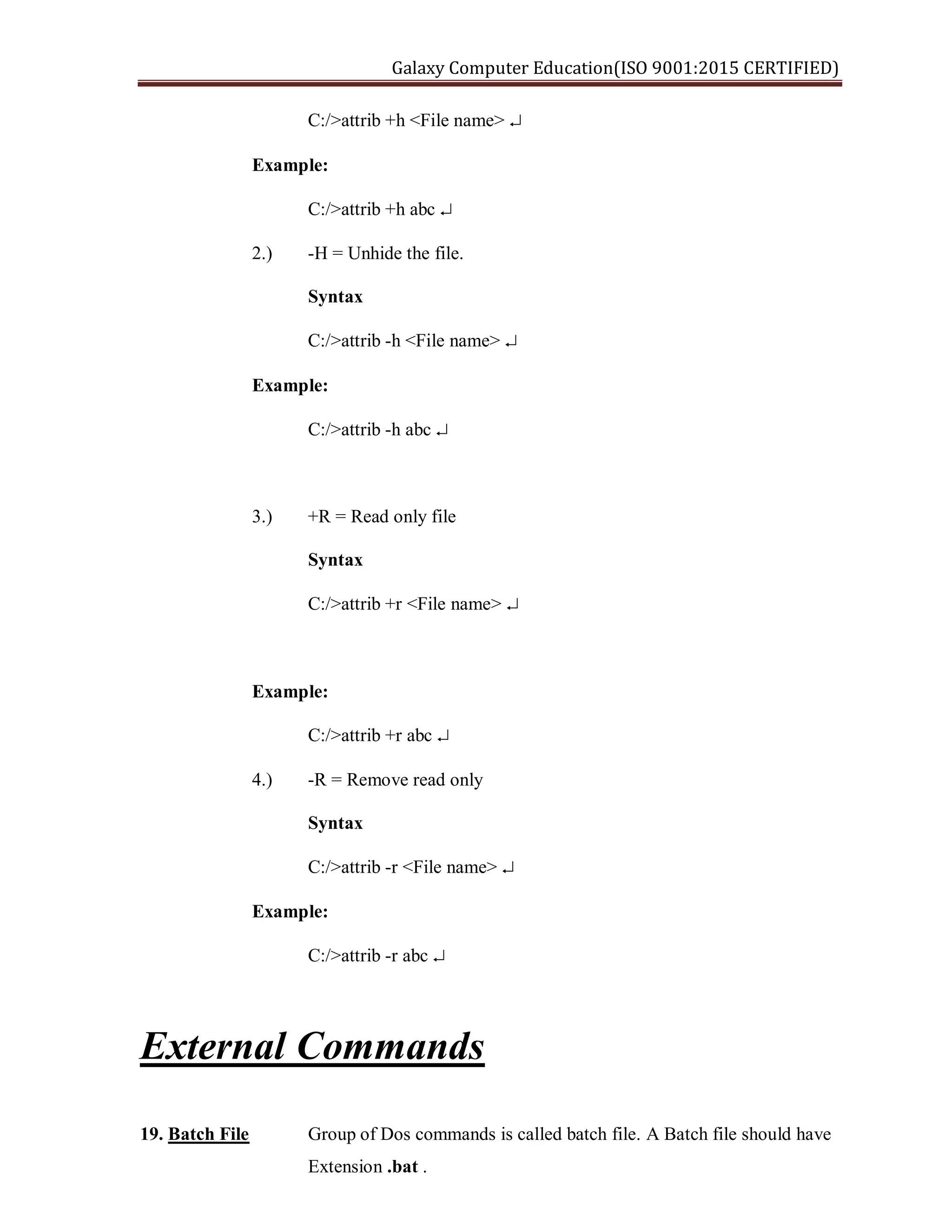 Ms dos full explanation | PDF