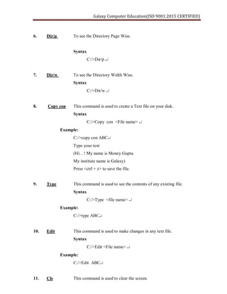 Ms dos full explanation | PDF