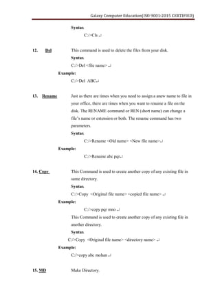Ms dos full explanation | PDF