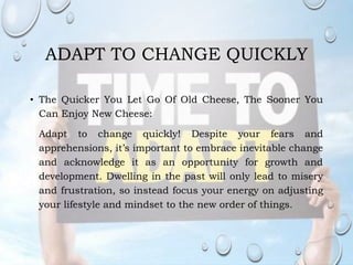 Who Moved My Cheese ppt | PPTX