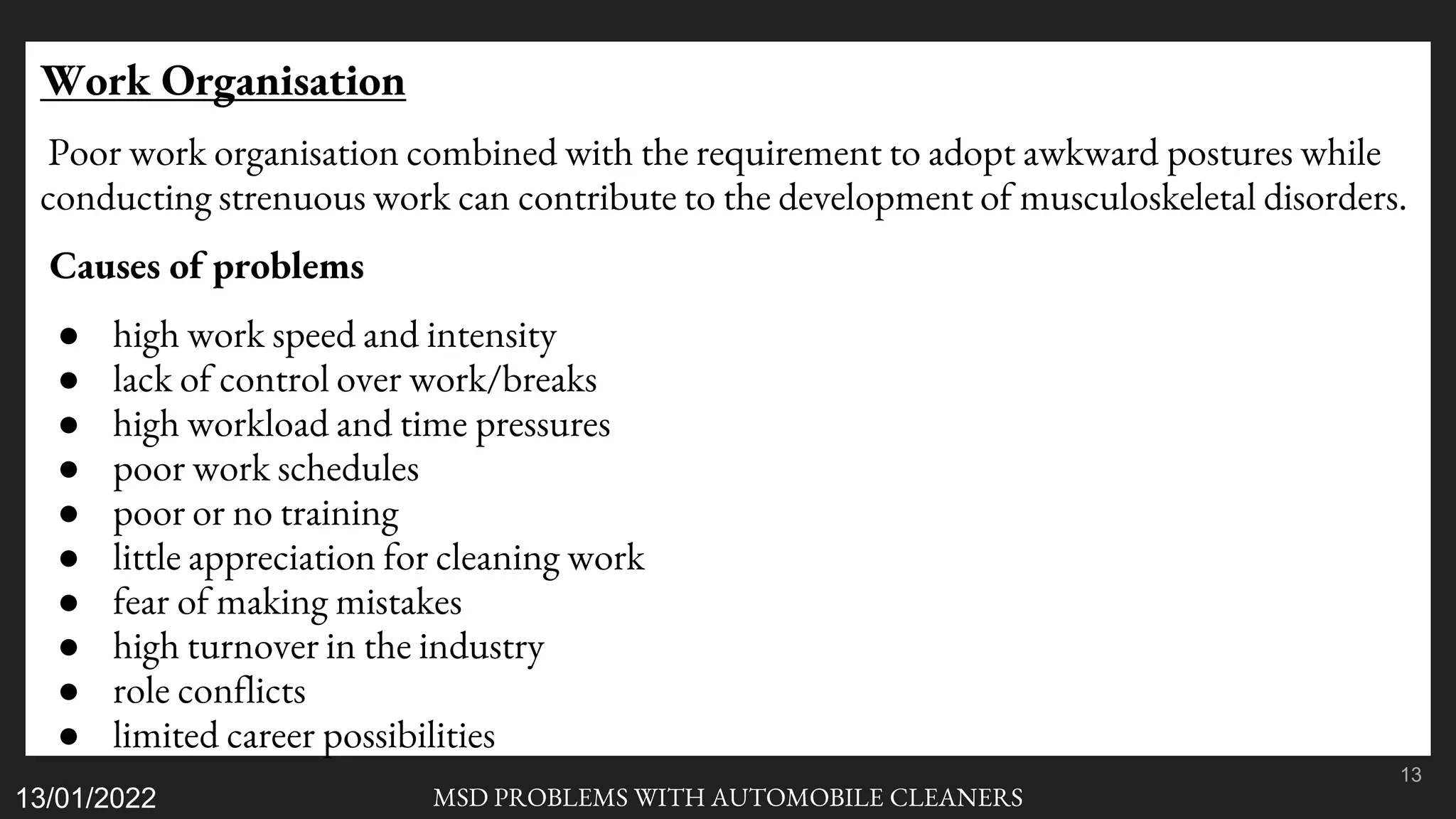 MSD problems with Automobile Cleaners.pptx