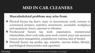 MSD problems with Automobile Cleaners.pptx