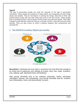 Personality development | PDF