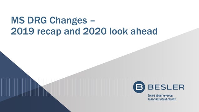 MS DRG Changes for 2020 | PDF | Healthcare Industry | Industries