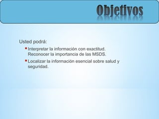 Msds | PPT