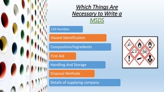 Msds | PPTX | Chemistry | Science