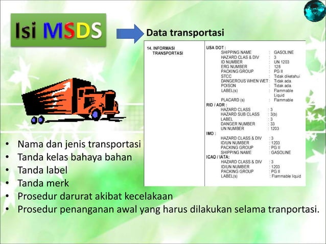 Pengenalan mengenai MSDS di lingkungan kerja | PPT