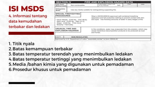 material safety data sheet for manufacture dan LDKB | PPSX