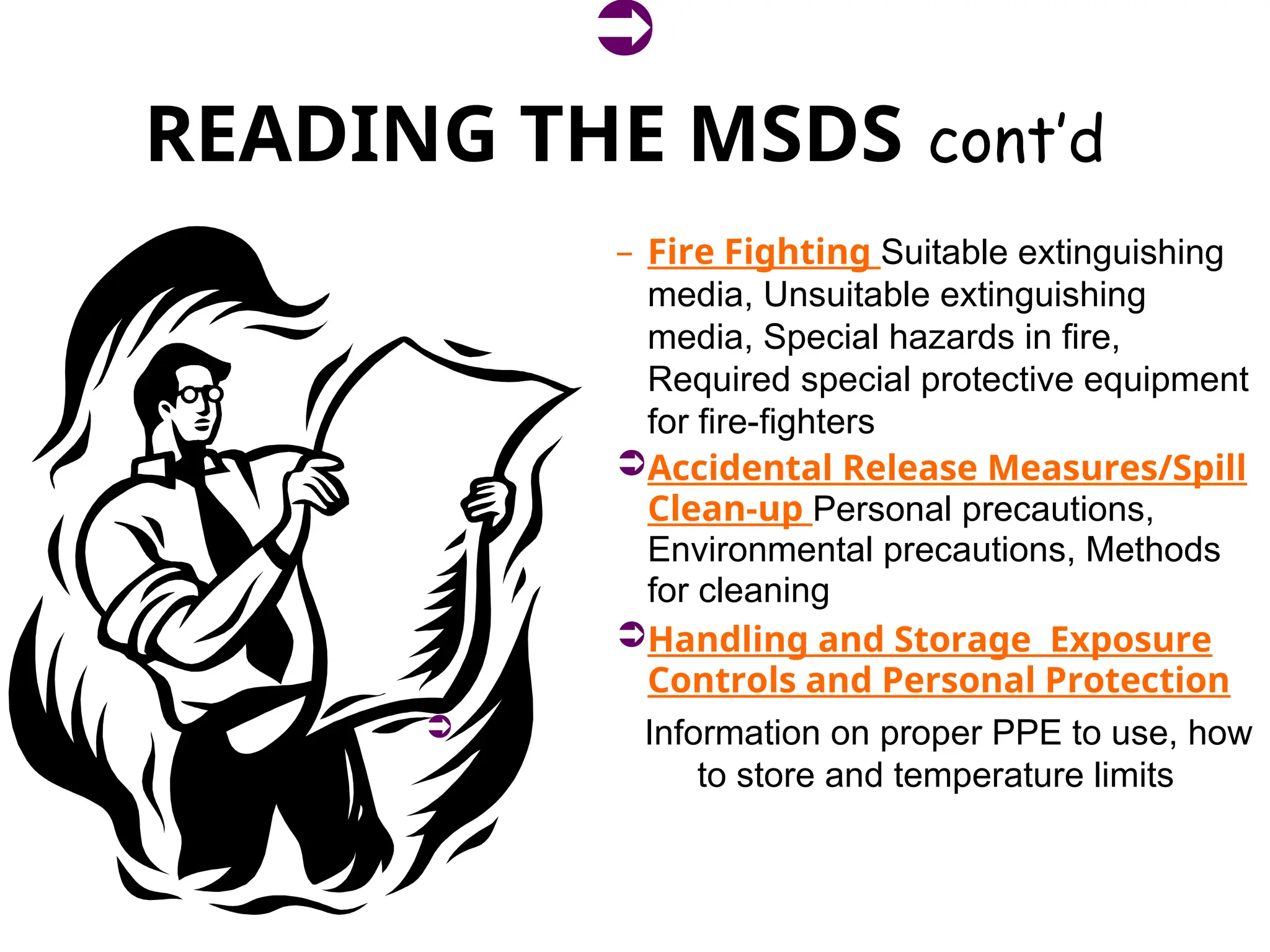 msds for chemical safety on workplace ppt | PPT