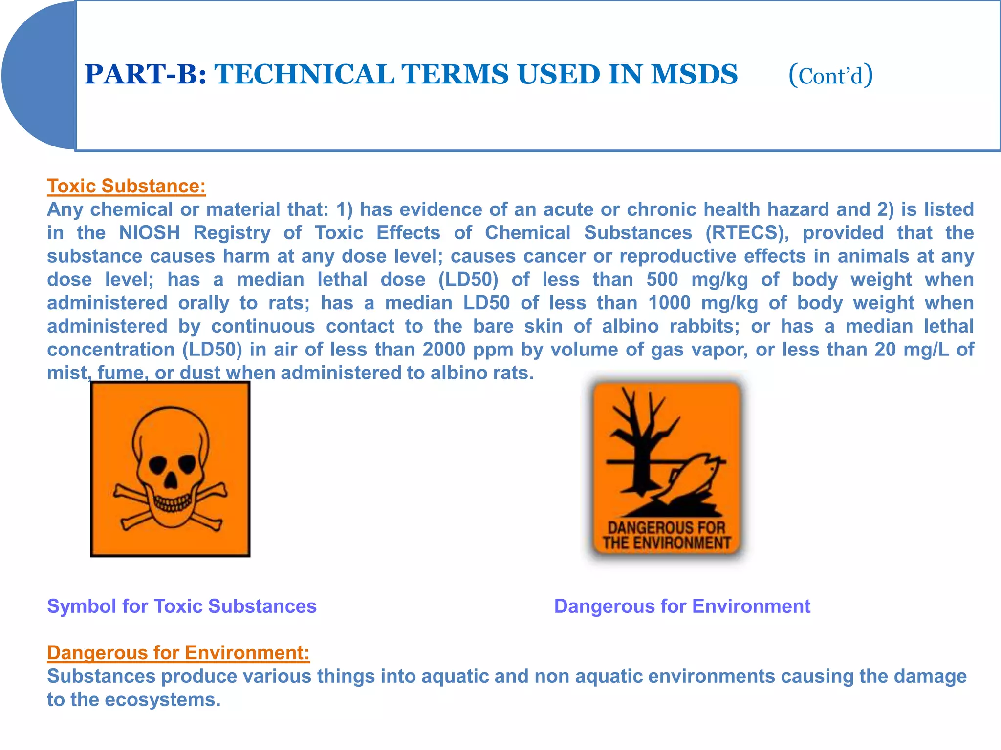 MSDS Presentation | PPSX