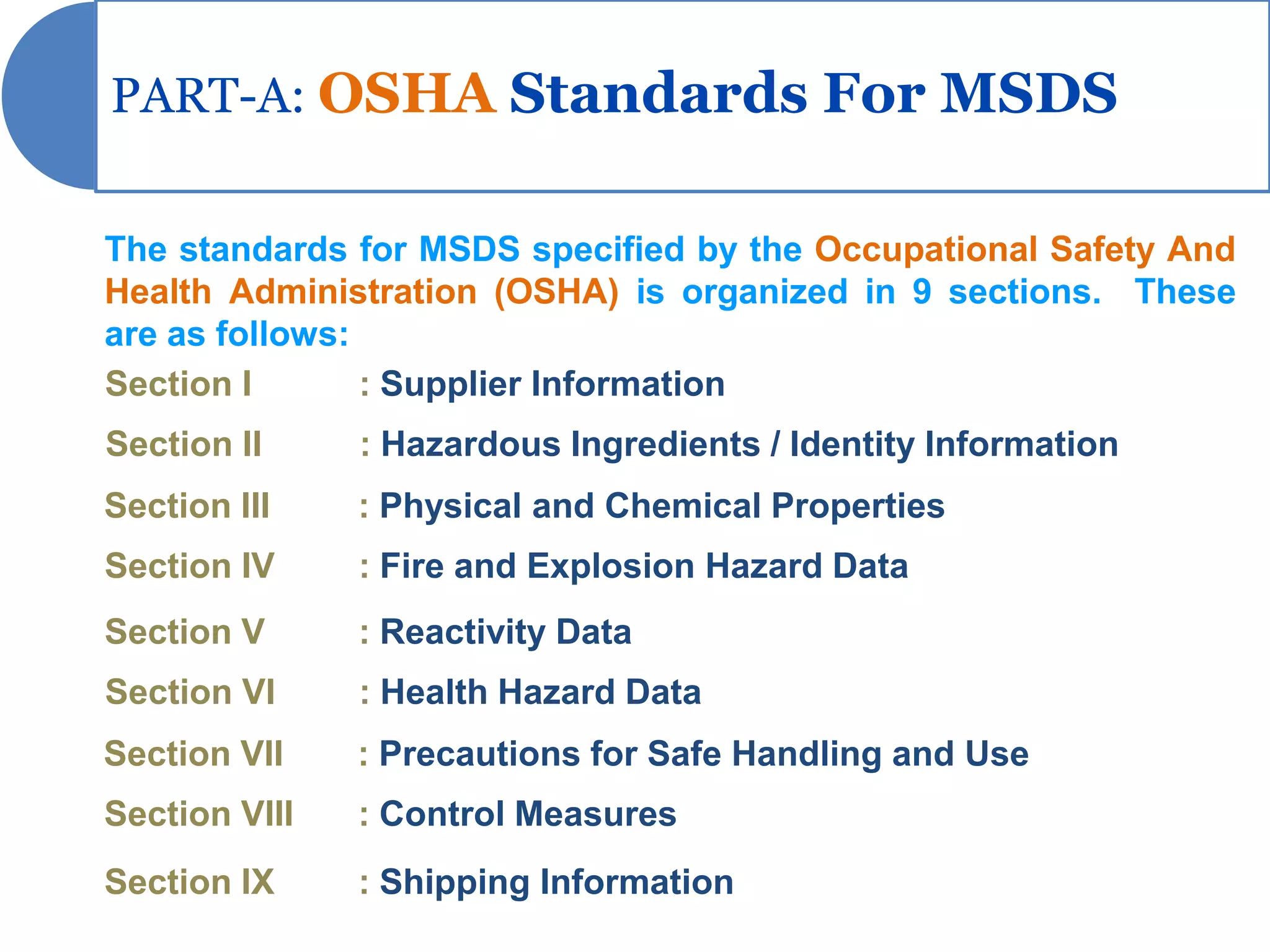 MSDS Presentation | PPSX