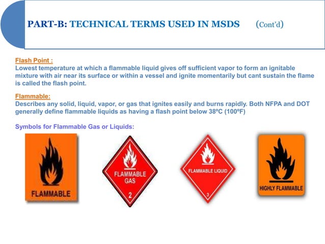 MSDS Presentation | PPSX | Chemistry | Science
