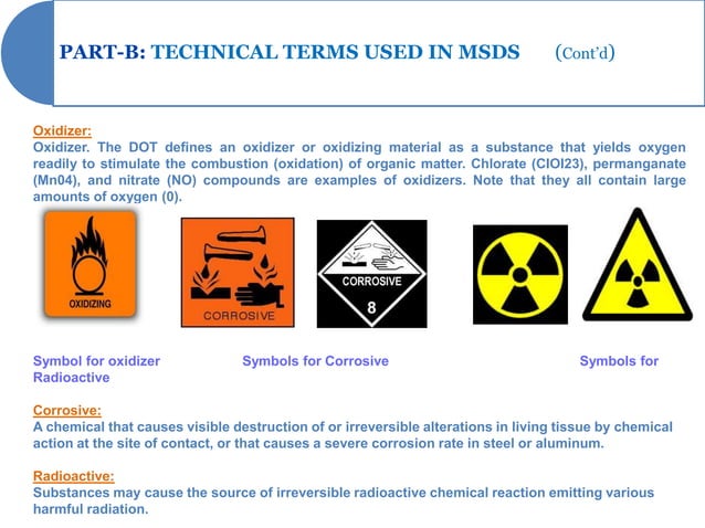 MSDS Presentation | PPSX | Chemistry | Science