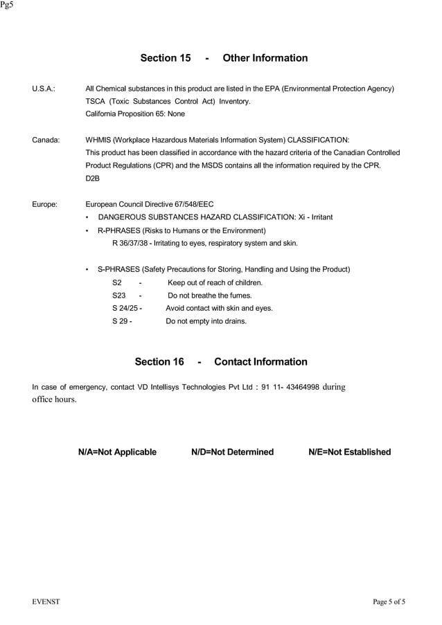 Msds solder paste VD2001G | PDF | Lung and Respiratory Health | Diseases and Conditions