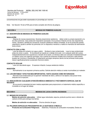 MSDS ACEITE MOBIL DELVAC MX 15W-40.pdf