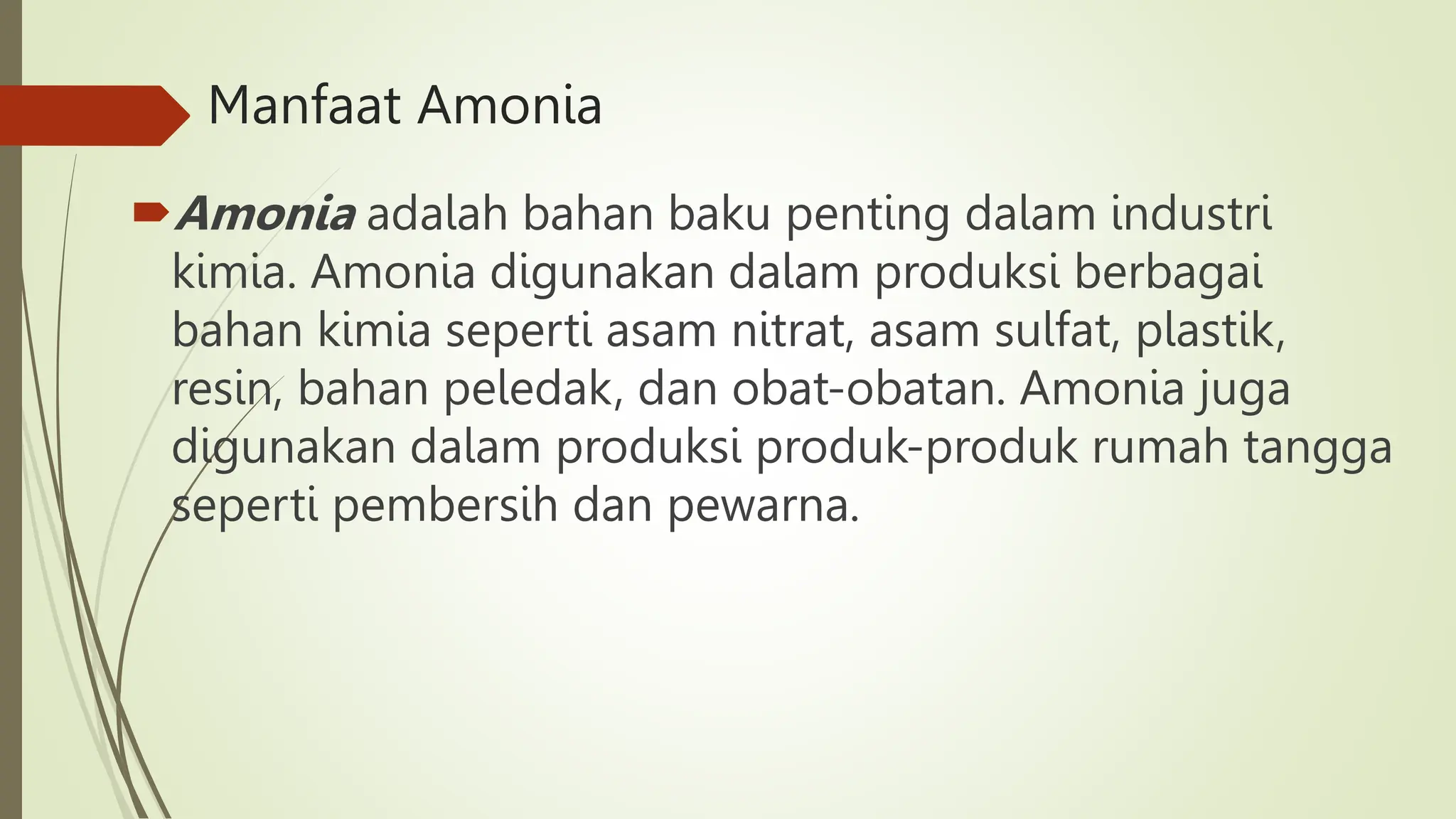 MSDS (Material Safety Data Sheet) NH3 (Amonia) | PPTX