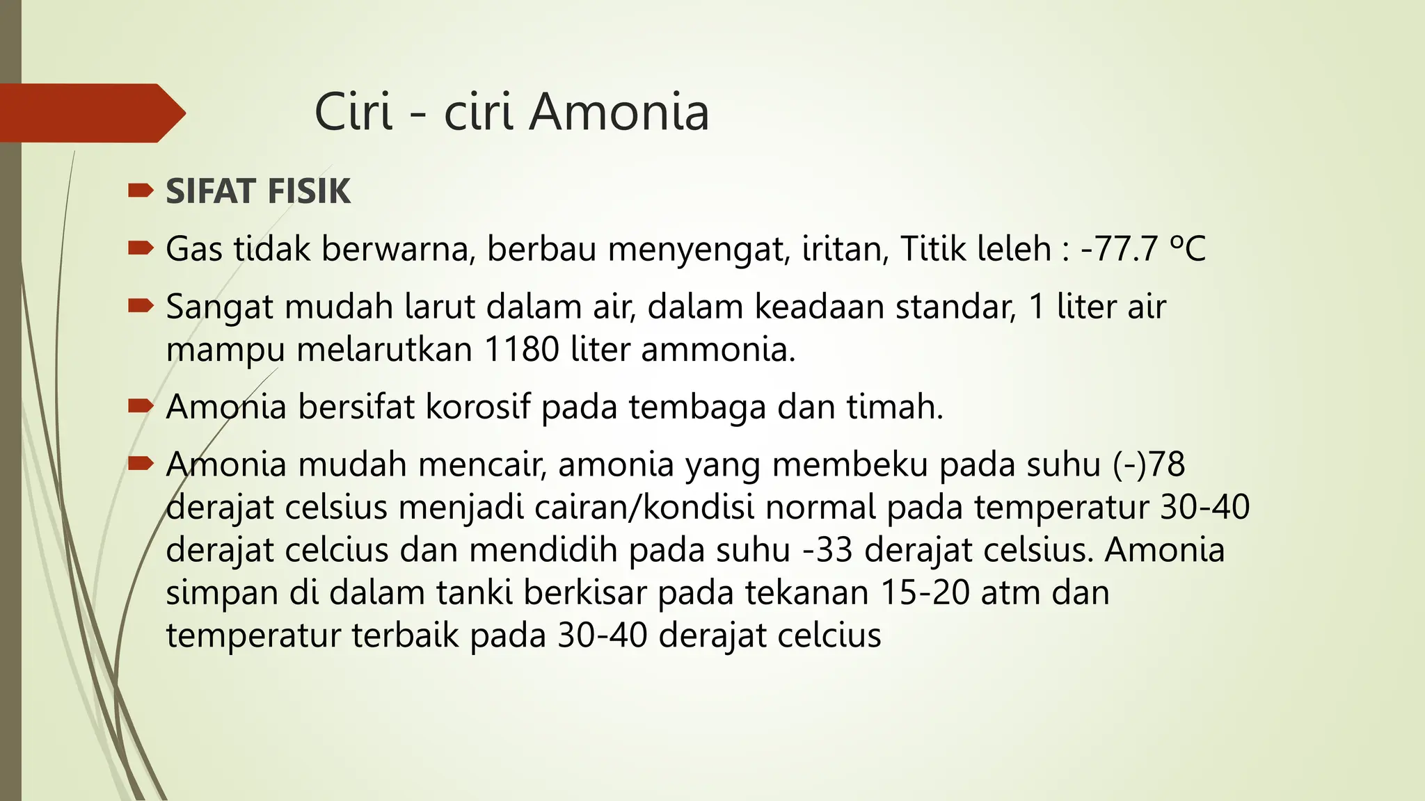 MSDS (Material Safety Data Sheet) NH3 (Amonia) | PPTX
