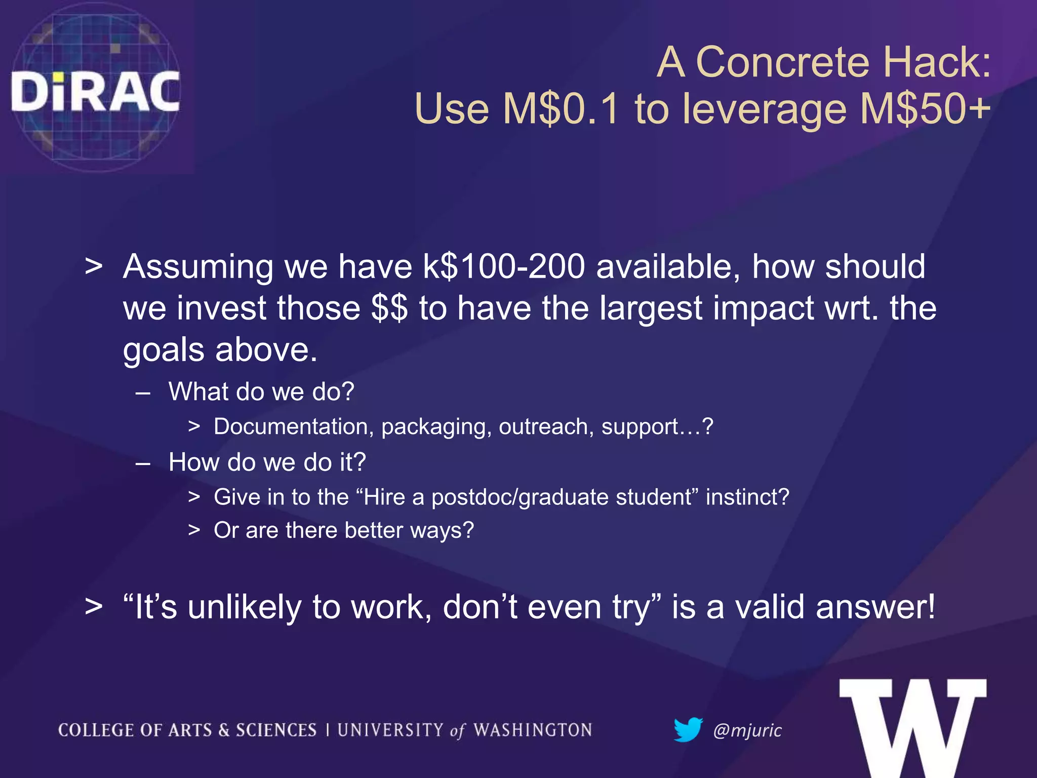 Round Table Introduction: From an institution-developed package to a ...