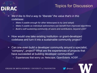 Round Table Introduction: From an institution-developed package to a ...