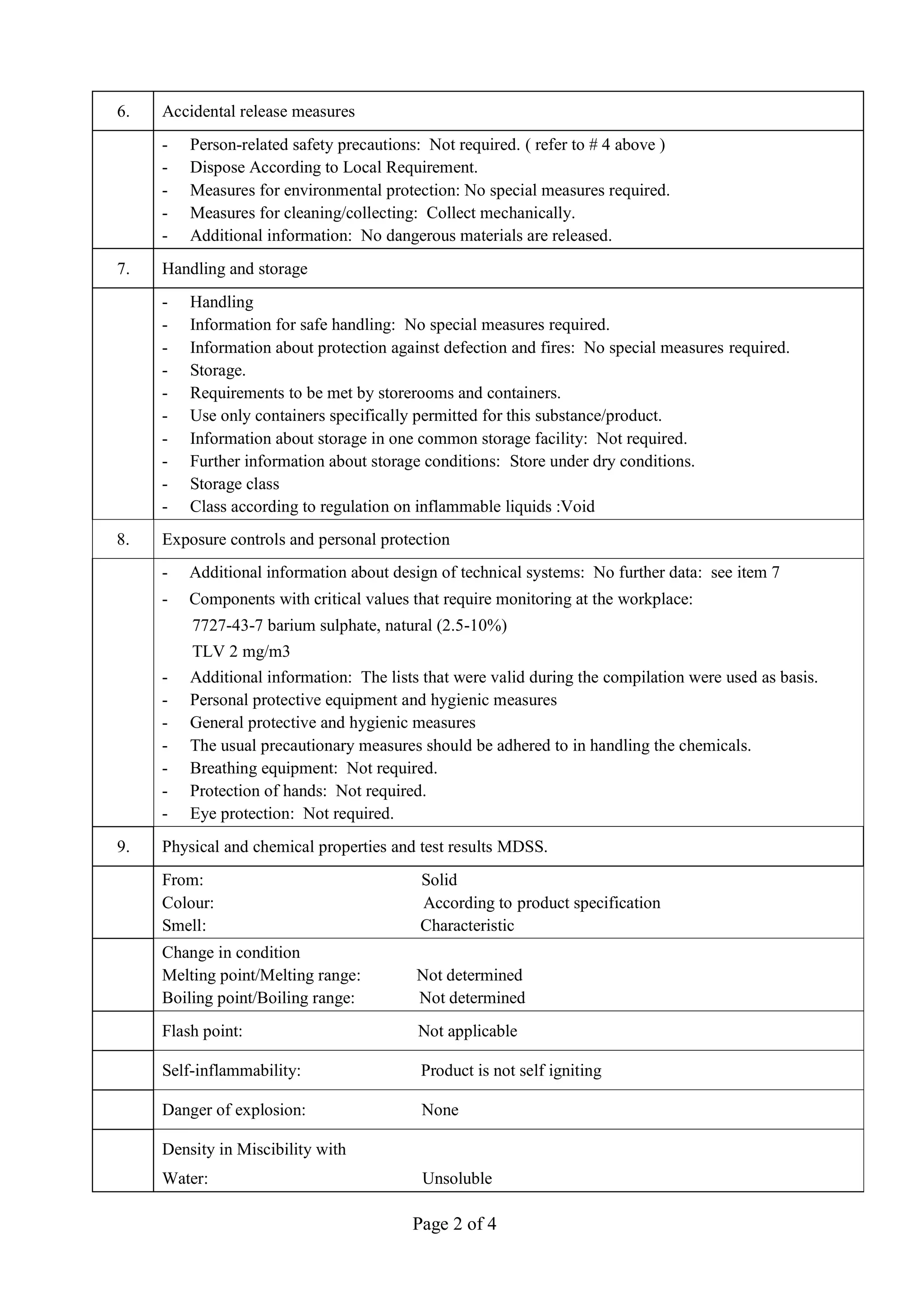 Msds elide fire ball | PDF