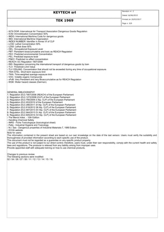 MSDS TEK1969_EN_1 | PDF