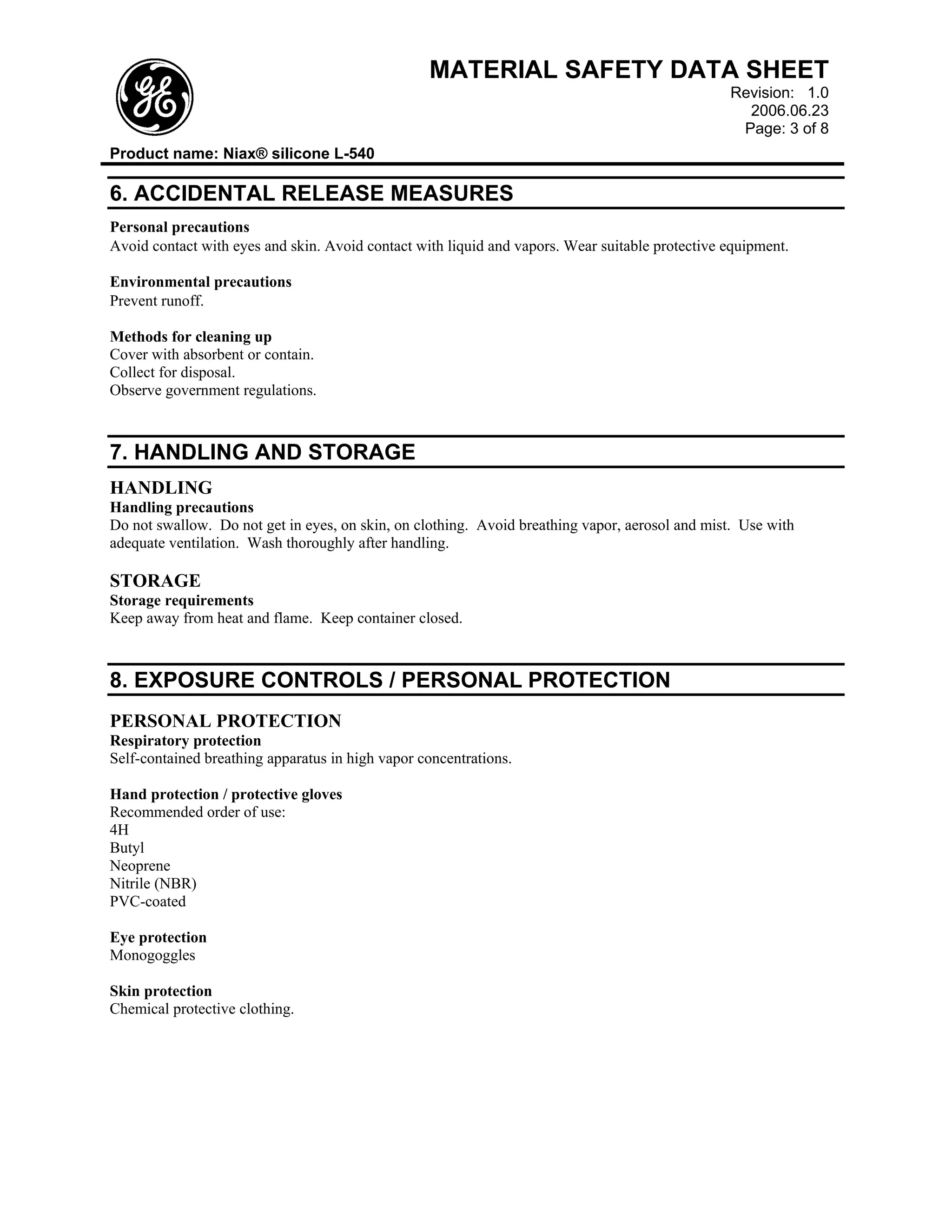 Msds l 540 | PDF