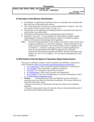 MSDS SDS Labelling SOP GHS Of Classification Labelling Of, 44% OFF