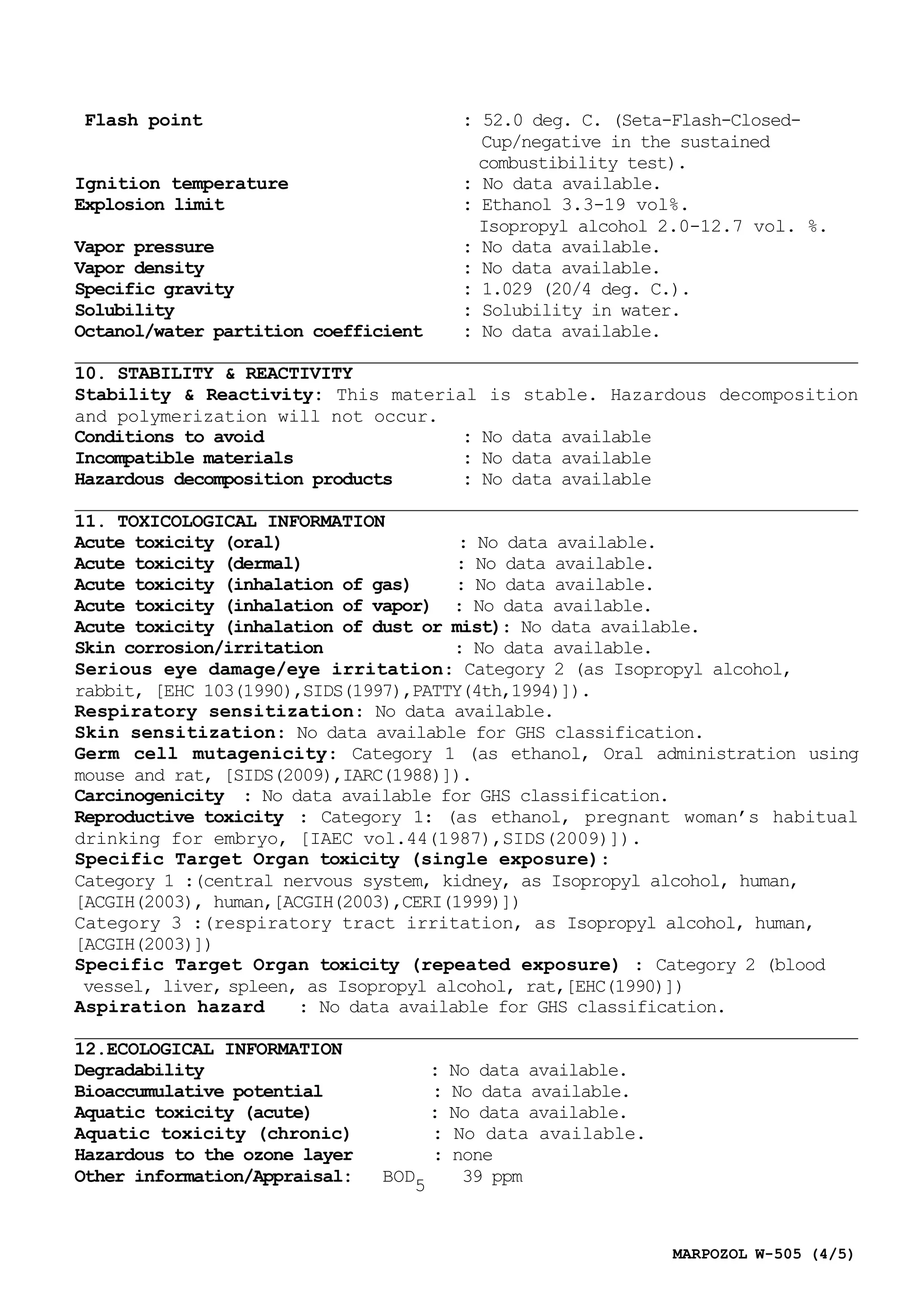 SAFETY ON MATERIAL | PDF