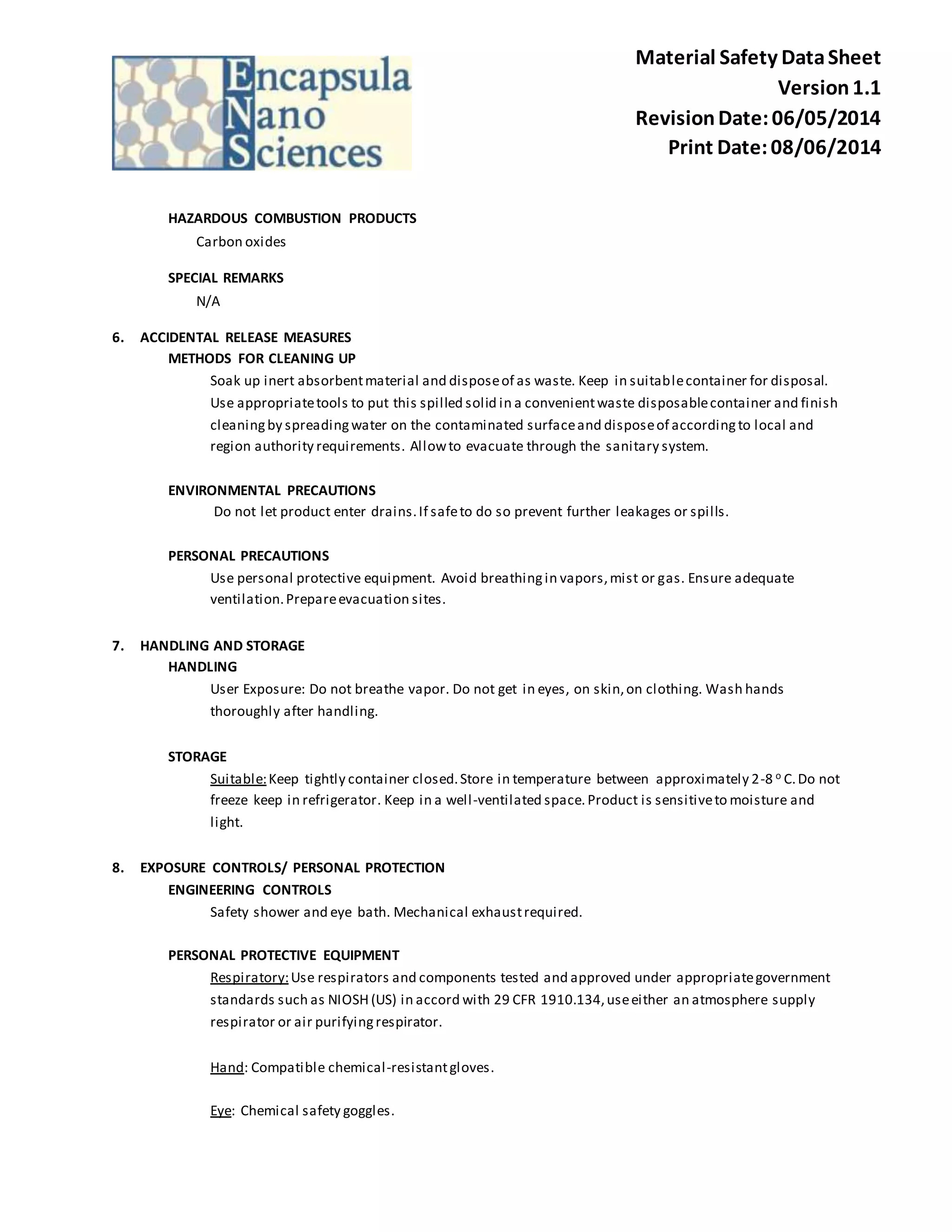 MSDS CosmoMix-ACE | DOCX