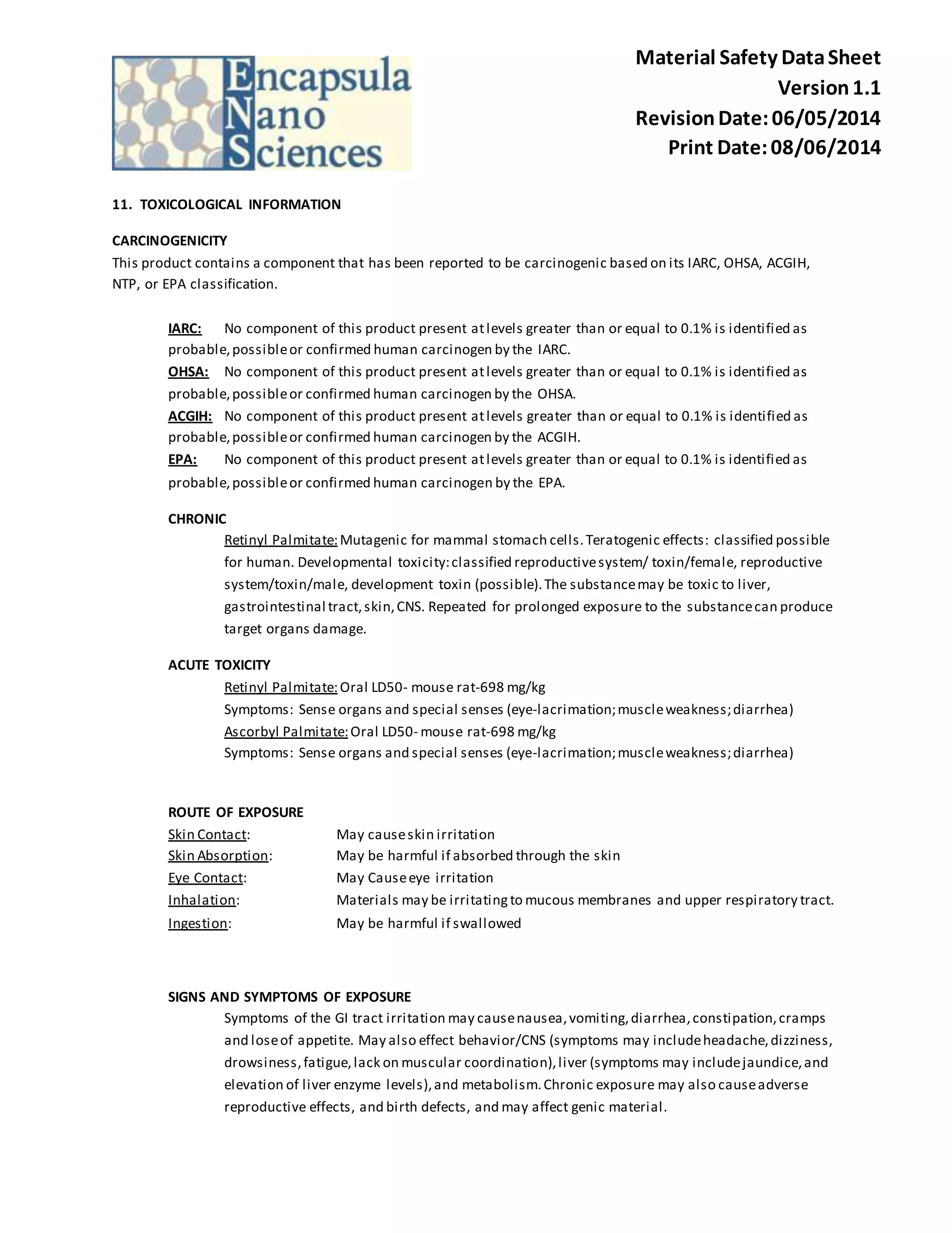 MSDS CosmoMix-ACE | DOCX