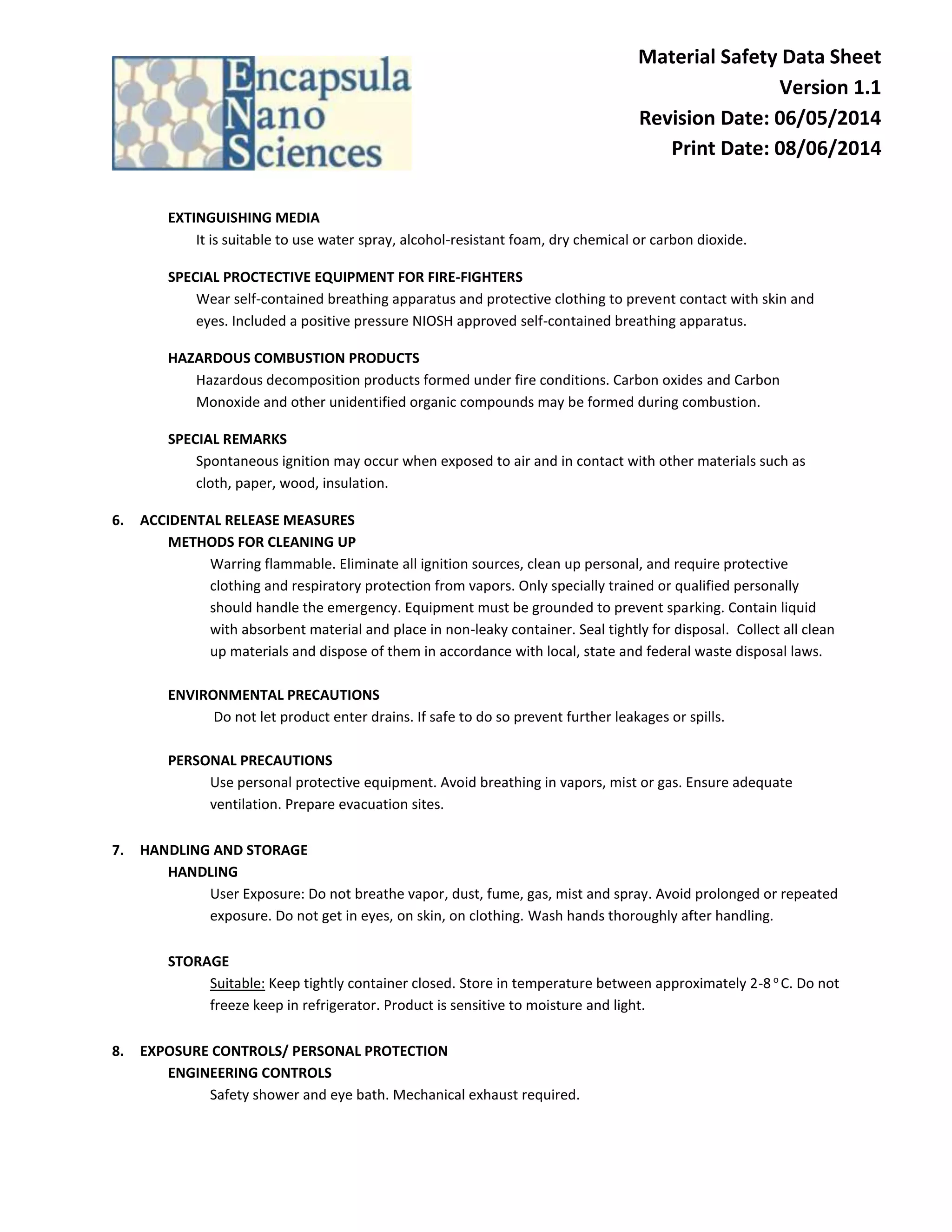 MSDS Cosmesome-Ubq Containing Alcohol | DOCX