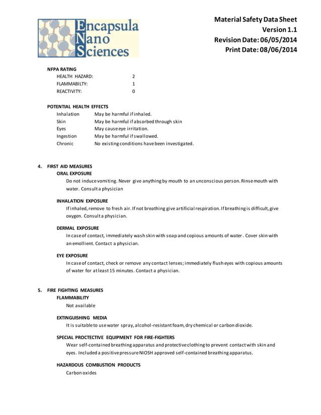 MSDS Dermasome-ACE (NE, not containing ethanol) | DOCX
