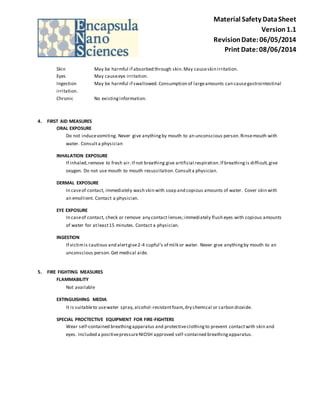 MSDS DermaMix-Chol | DOCX