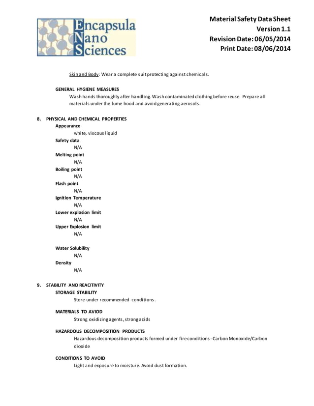 MSDS DermaMix-Chol | DOCX
