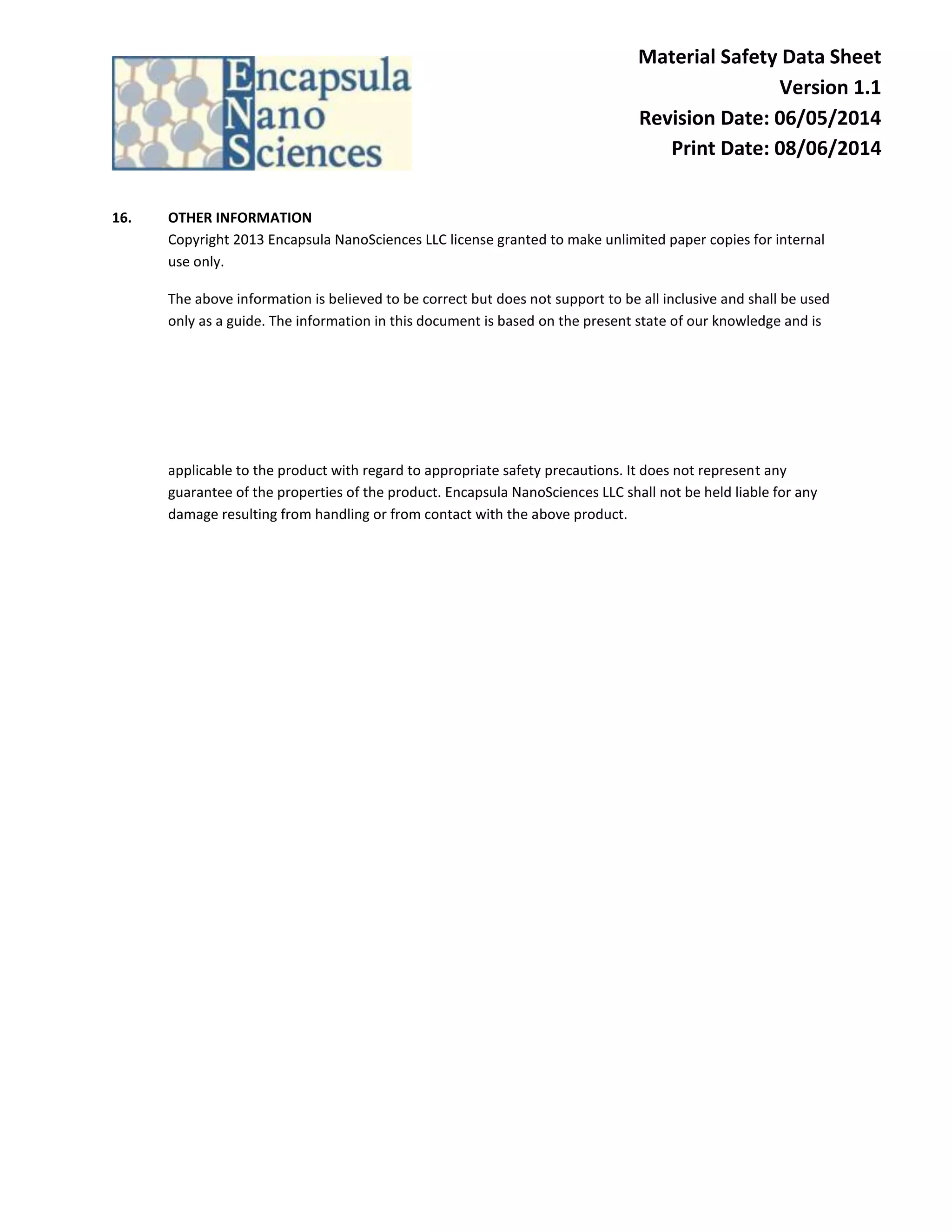MSDS Dermasome-Res Containing Alcohol | PDF