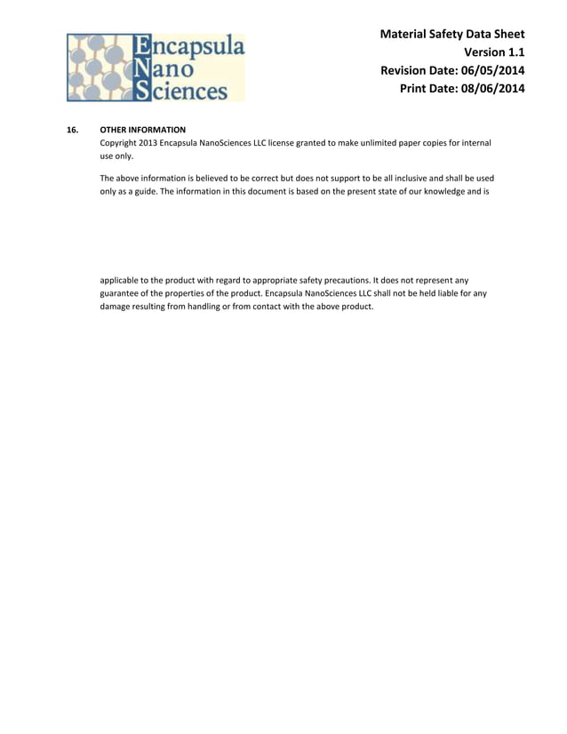 MSDS Dermasome-Res Containing Alcohol | PDF