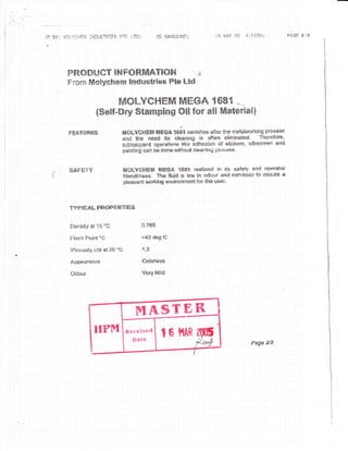 Msds molychem | PDF