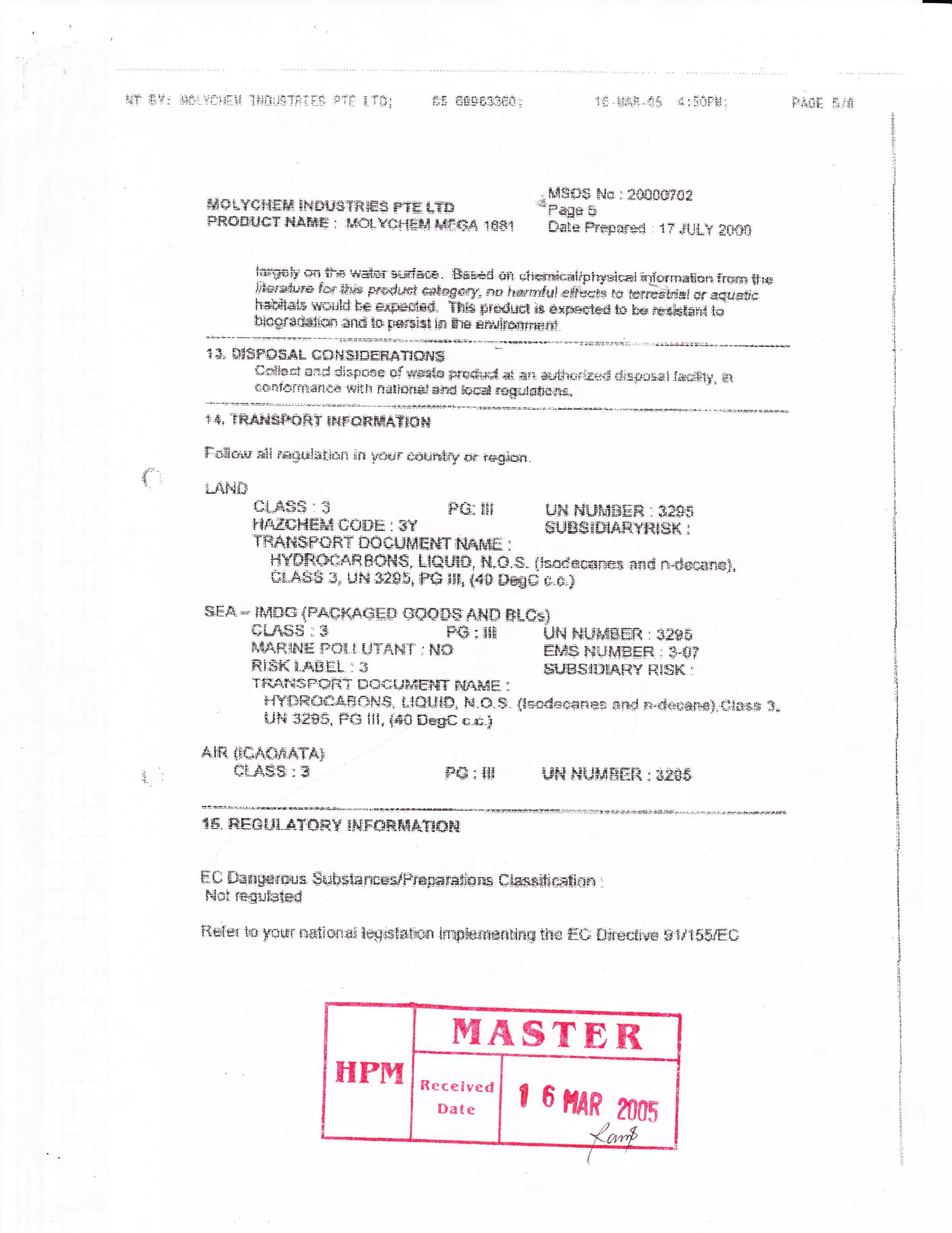 Msds molychem | PDF