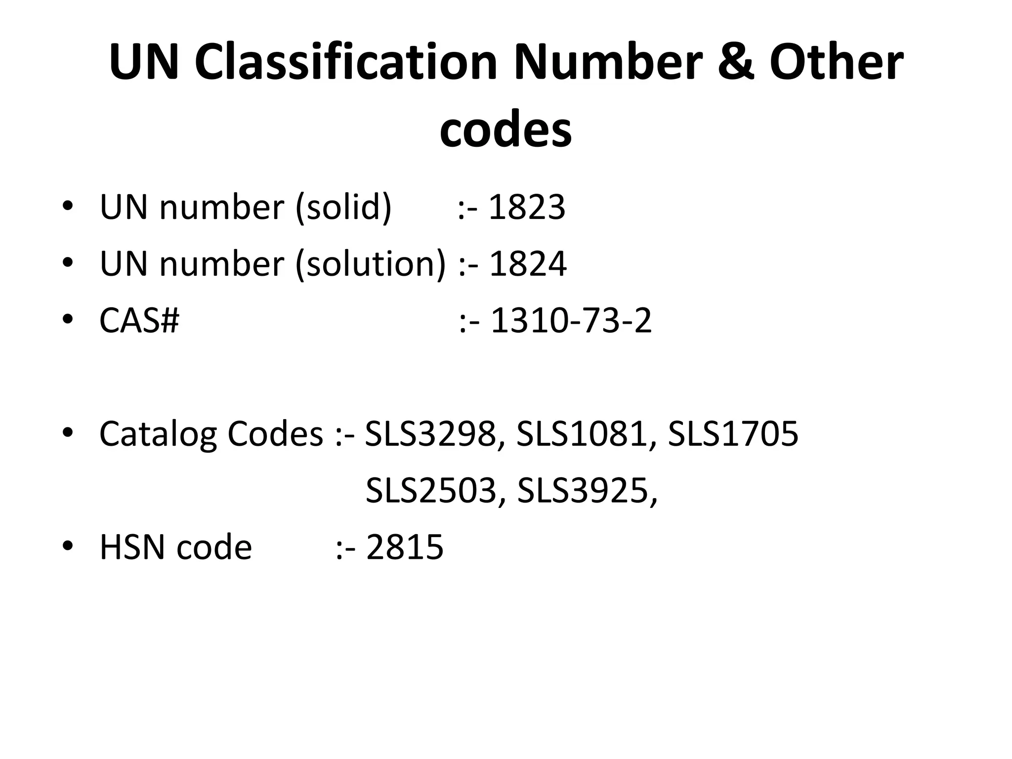 Msds of caustic soda | PPTX