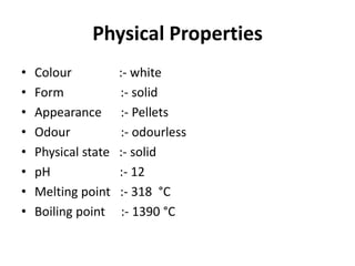 Msds of caustic soda | PPTX
