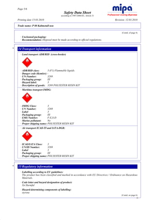 Msds p 80 kaltmetall_neu_gb | PDF
