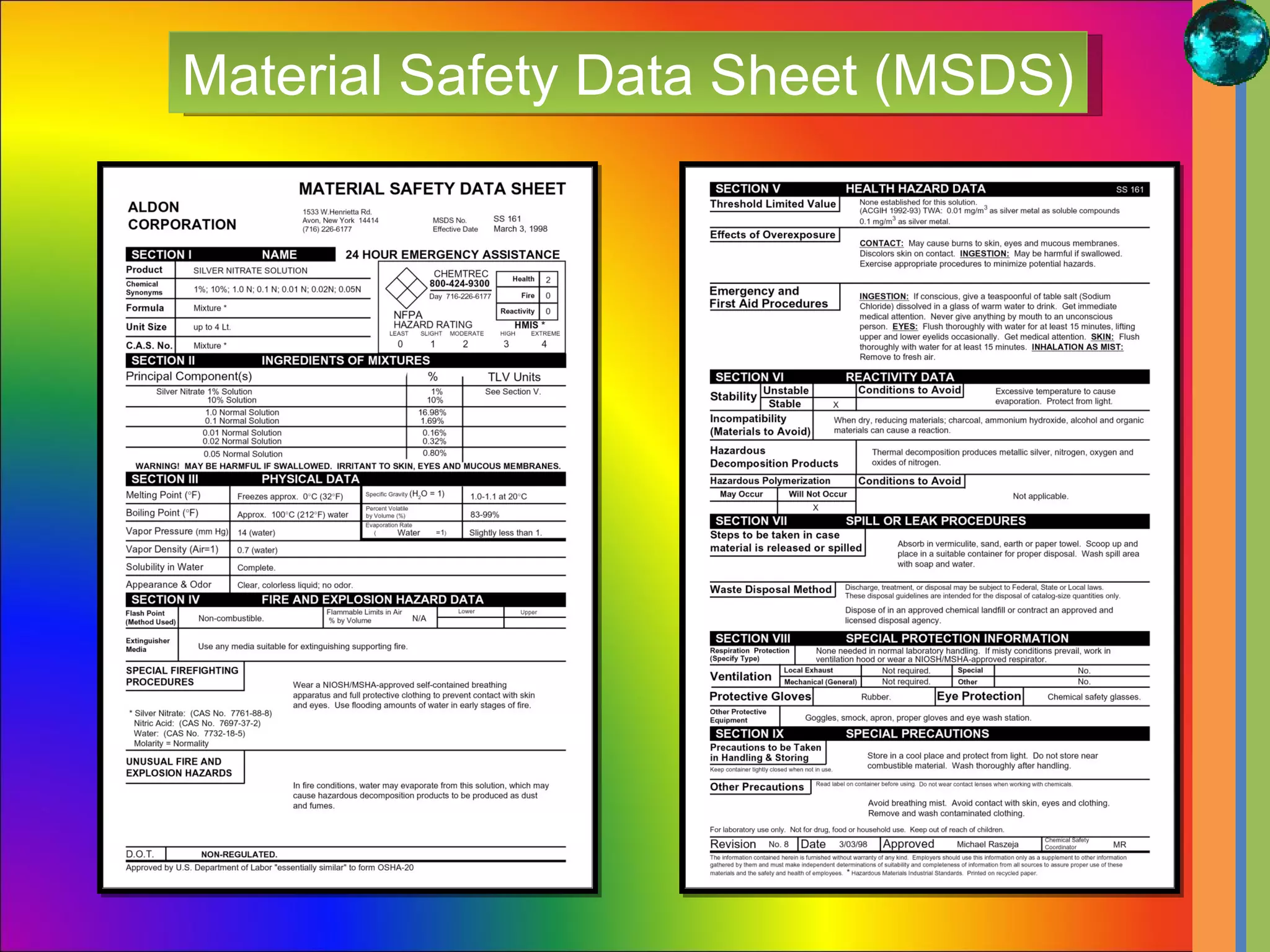 msds | PPT