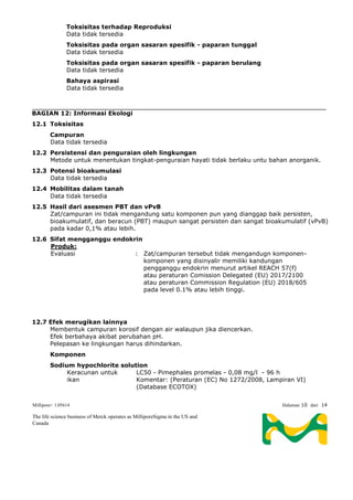 MSDS Sodium Hypochlorite (Bayclin).PDF