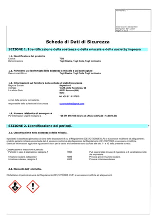 MSDS TGK ODORLESS AND NOT FLAMMABLE SOLVENT FOR FORMLAB RESIN AND ...