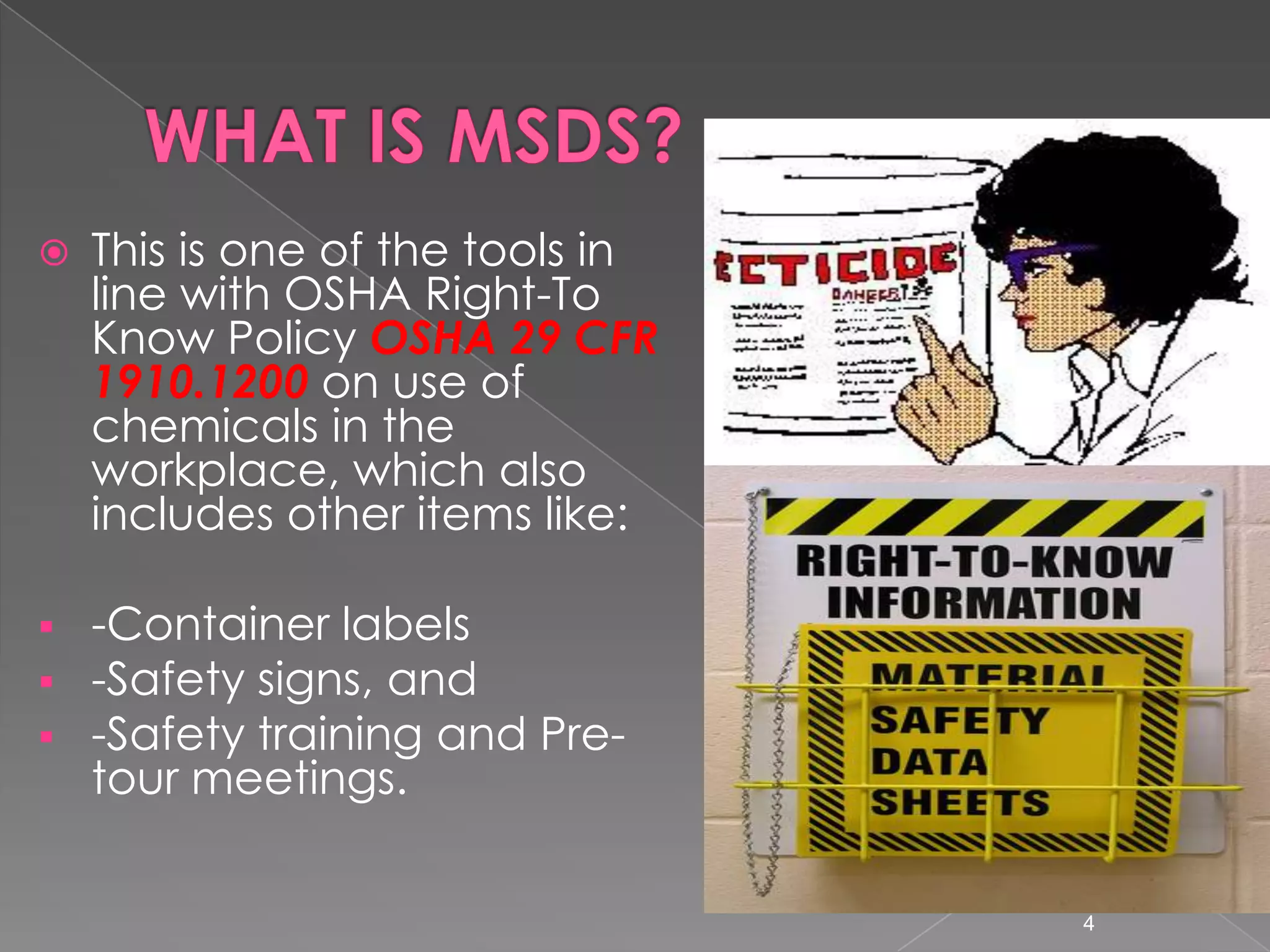 Msds training | PPTX