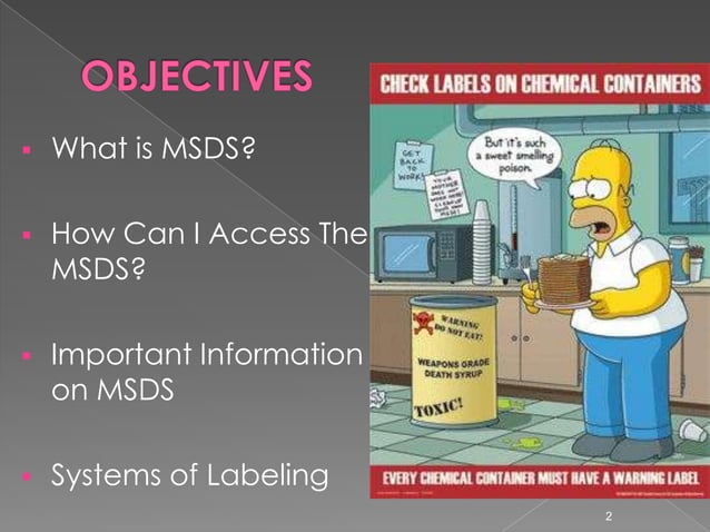 Msds training | PPTX