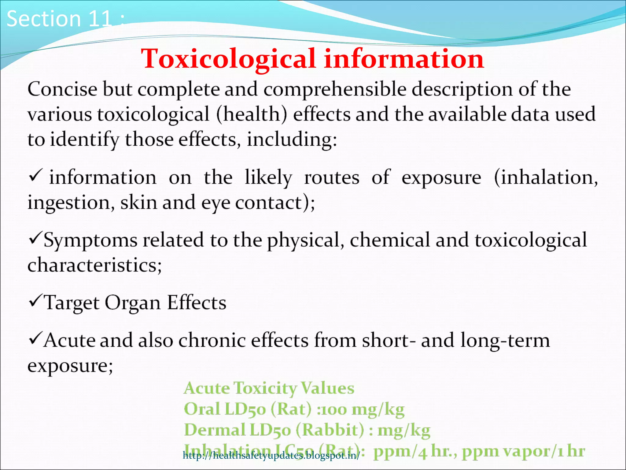 Material Safety Data Sheet | PPT