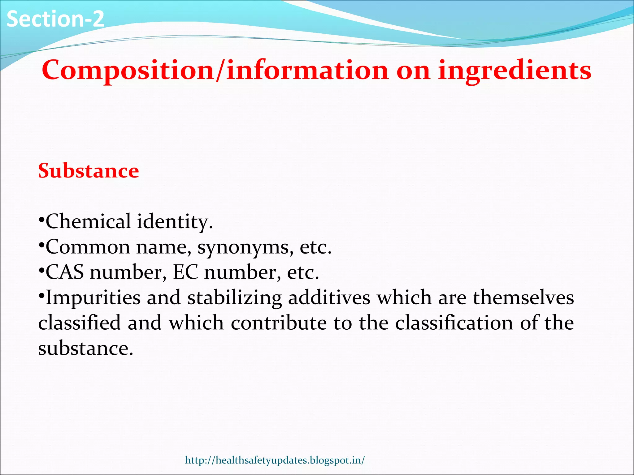 Material Safety Data Sheet | PPT